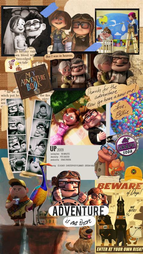 Up 🏡 🎈 Up Disney Wallpapercollage Disneyaesthetic Disneywallpaper