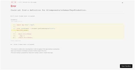 React Jsonschema Form And OpenAPI Forked Codesandbox