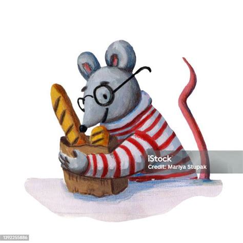 마우스의 귀여운 구아슈 그림 마우스 요리사 주방 예술 모자에 마우스 요리 일러스트레이션 주방 클립 아트 재미있는 만화 스타일 손으로 그린 예술 요리 모자에 쥐 레스토랑 직업