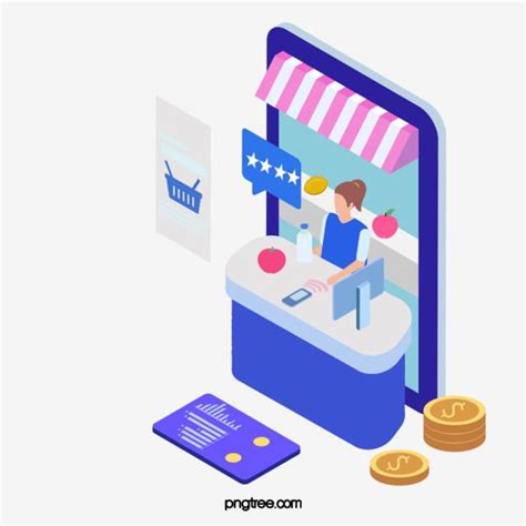 만화 손으로 그린 휴대 전화 일러스트 온라인 쇼핑 그림 휴대 전화 쇼핑 쇼핑백 Png 일러스트 및 Psd 이미지 무료 다운로드 Pngtree