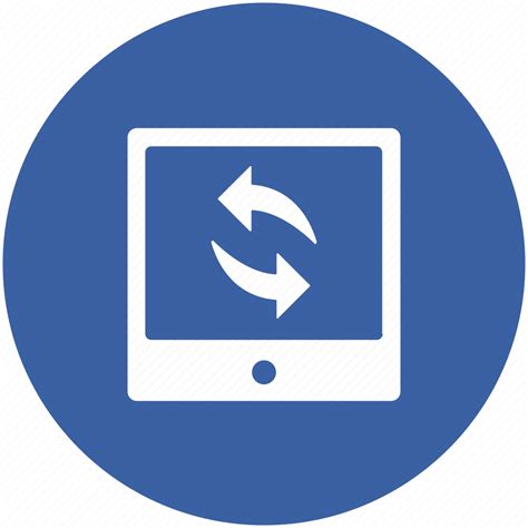 Arrows Refresh Refresh Button Reload Synchronize Tablet Update