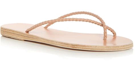 Ancient Greek Sandals Adrahti Toe Ring Sandals In Pink Lyst