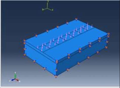 Boundary Conditions And Wheel Footprint Loading Download Scientific
