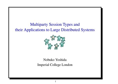 Ppt Multiparty Session Types And Their Applications To Large Distributed Powerpoint