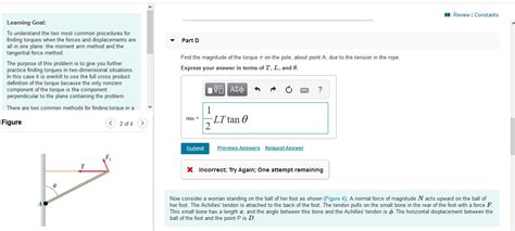 Solved Review Constants Part D Learning Goal To Understand Chegg