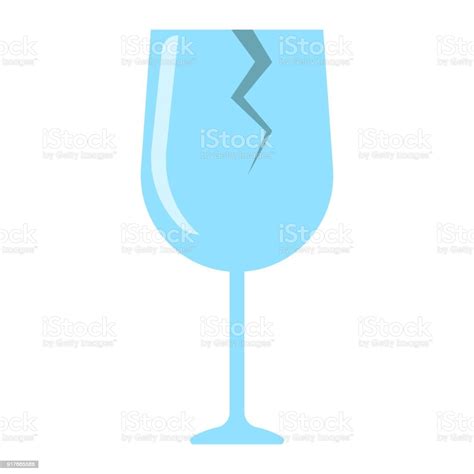 깨지기 쉬운 기호 평면 아이콘 물류 및 배달 케어 기호 벡터 그래픽 흰색 배경 Eps 10에는 다채로운 솔리드 패턴 가득 찬에