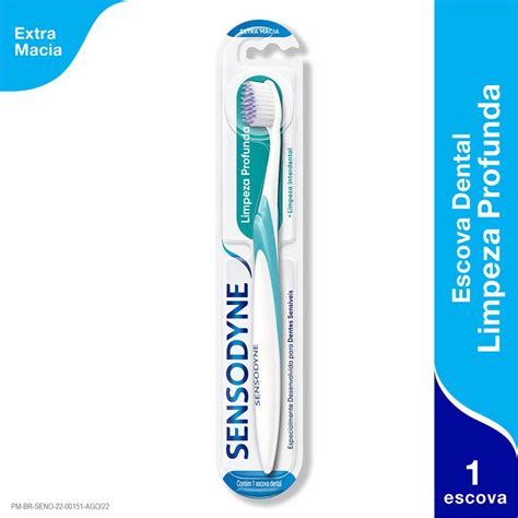 Escova De Dente Sensodyne Limpeza Profunda Extra Macia Com 1 Unidade