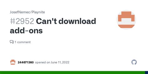 Cant Download Add Ons · Issue 2952 · Josefnemecplaynite · Github