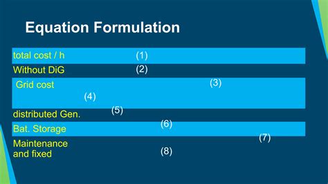 Optimization Of Microgrid Cost Project Ref Pptx