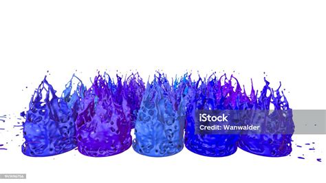 흰색 바탕에 페인트 댄스입니다 음악을 재생 하는 음악 스피커에 잉크의 3 차원 밝아진의 시뮬레이션 매우 높은 품질에 밝은