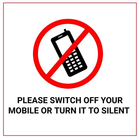 Please Turn Off Your Cell Phone Sign Aluminum Signs 10x7 57 Off