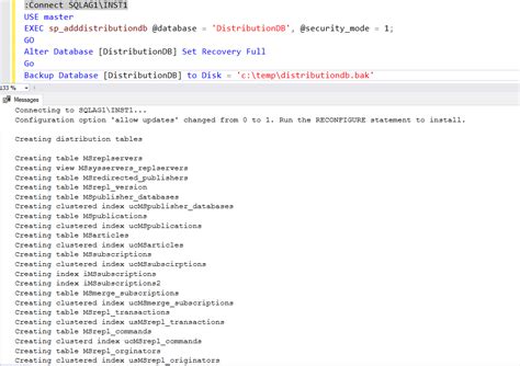 Configuring Sql Server Replication For Distribution Databases In Sql Server Always On