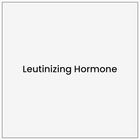 Leutinizing Hormone Gooddays Healthcare