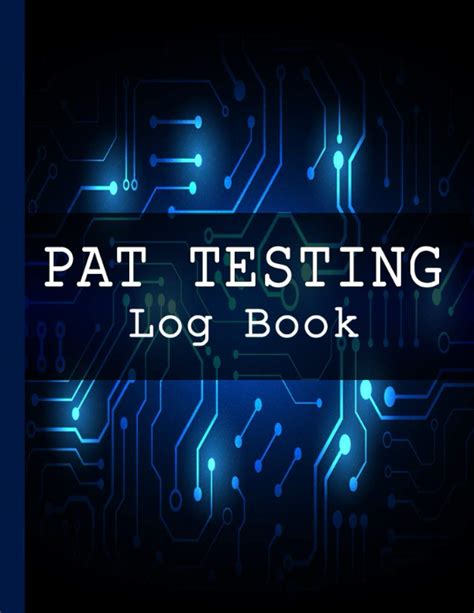 Buy Pat Testing Log Book Portable Appliance Testing Certificate Pat