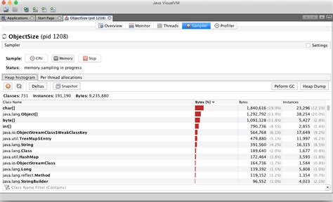 Jvisualvm Tutorial To Sample Java Heap Memory To Tune Java Performance