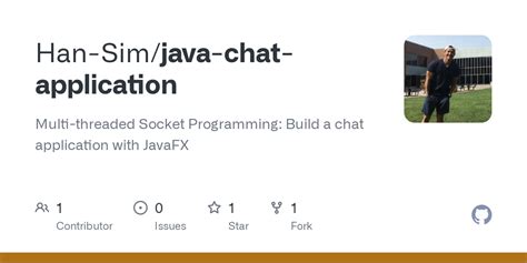 Github Han Simjava Chat Application Multi Threaded Socket