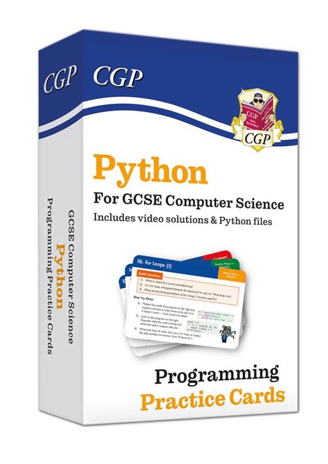 Python Programming Practice Cards For Gcse Computer Science With Python