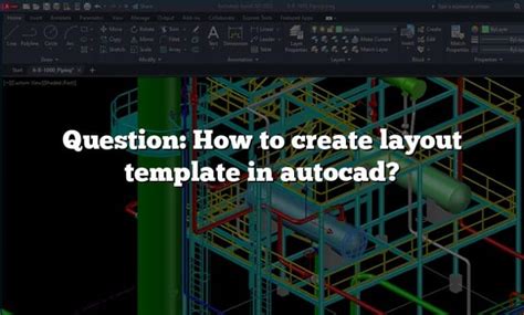 Question How To Create Layout Template In Autocad