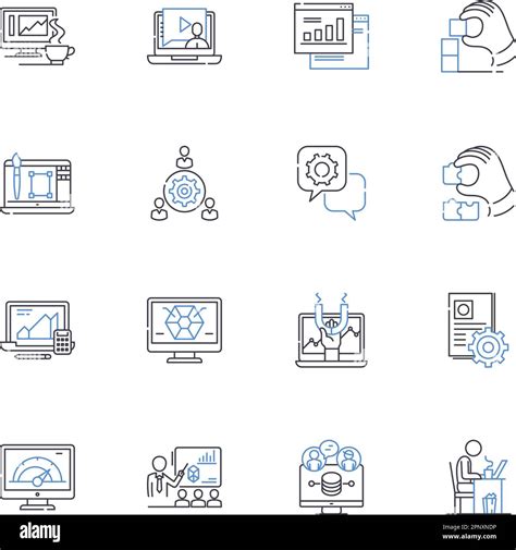 Environment And Sustainability Line Icons Collection Conservation Recycling Renewable Carbon