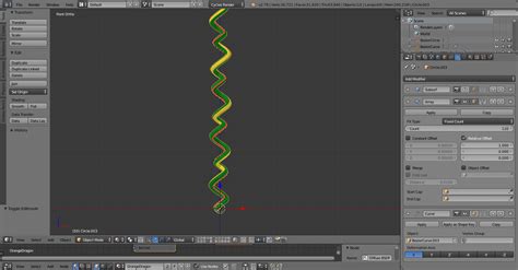 Modifiers Curve Spiral Creates Unwanted Result With Mesh Blender