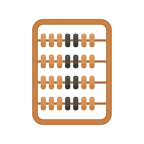 Mathematics Abacus Icon Flat Vector Math Calculator 17337169 Vector Art At Vecteezy
