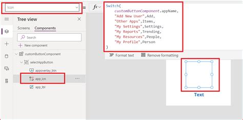 Creating Custom Button Component Having Icon And Label In Powerapps Power Platform Tips And Tricks