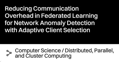 reducing communication overhead in federated learning for network