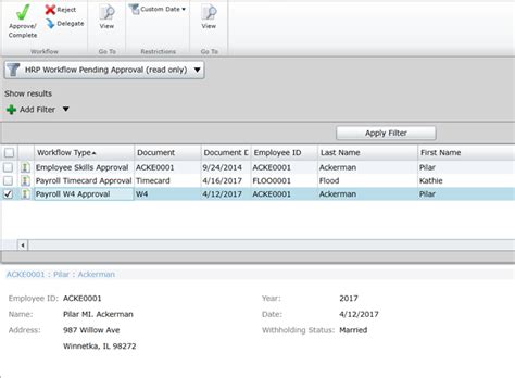 Mdgp 2015 Feature Of The Day Hrp Workflow Pending Approval Navigation
