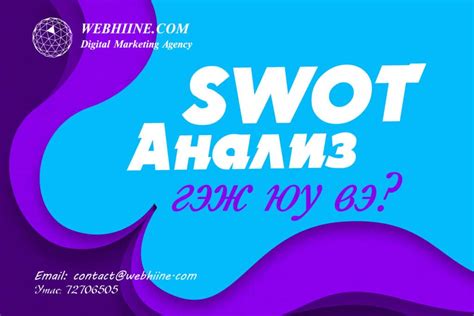Swot шинжилгээ гэж юу вэ