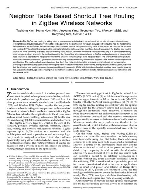 Pdf Neighbor Table Based Shortcut Tree Routing Dokumentips