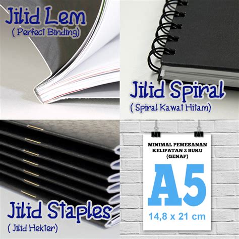 Cetak Buku A HVS Gsm BetaPrint