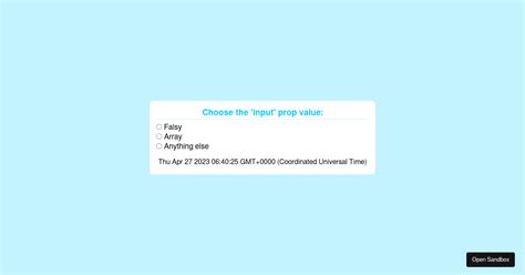 input test codesandbox