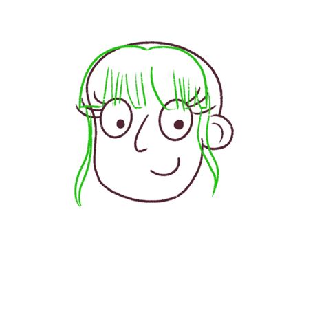 How To Draw Bangs Draw Cartoon Style