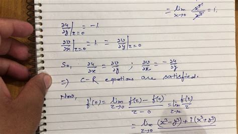 Lect4 Calculus Of Complex Functions Analytic Functions Examples On