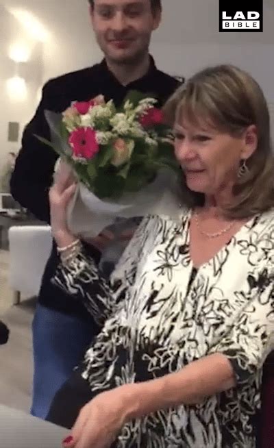 Mom Loses It When Son Surprises Her On Her 60th Birthday
