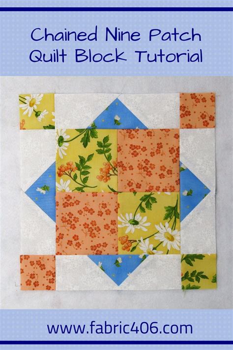 How To Make A Chained Nine Patch Quilt Block Tutorial Artofit