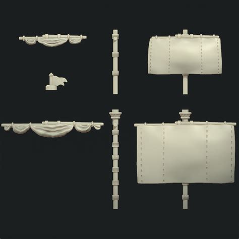 3d Printable Thalassa Trireme Protos Class Main Ship By Dankai