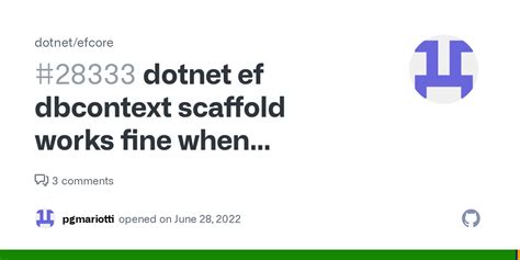 Dotnet Ef Dbcontext Scaffold Works Fine When Executed From Command Line But Not When Executed