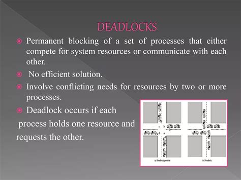 Deadlocks In Operating System Pptx