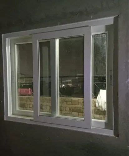 Mm Three Track UPVC Sliding Window Ft X Ft At Rs Square Feet In Varanasi ID
