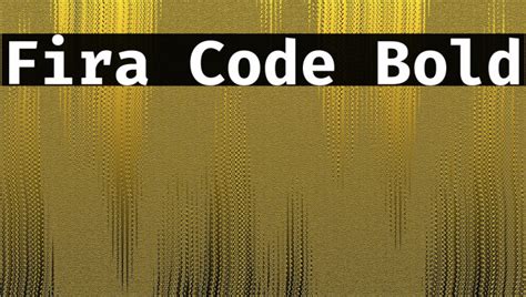 Fira Code Bold Font FFonts Net