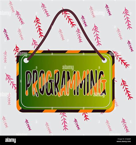 Handwriting Text Writing Programming Conceptual Photo The Process Of