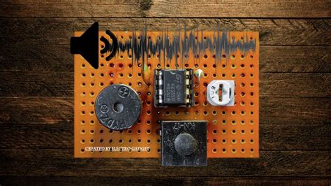 Ultrasonic Sound Generator Circuit Using 555 Timer