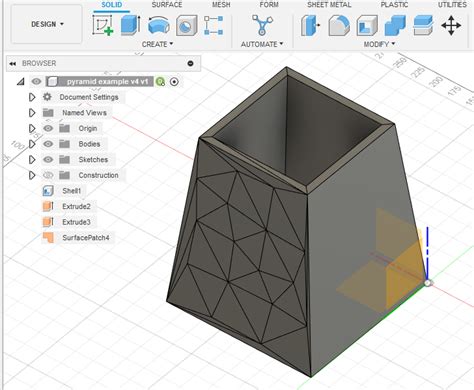 How To Merge Multiple Patches On A Solid Face To Make A Single Face In