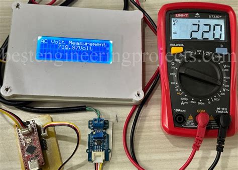 How To Ac Voltage Measurement Using Arduino Without Transformer Engineering Projects