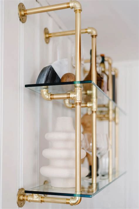 Wall Mounted French Bistro Shelves For Bar Or Kitchen Custom Etsy