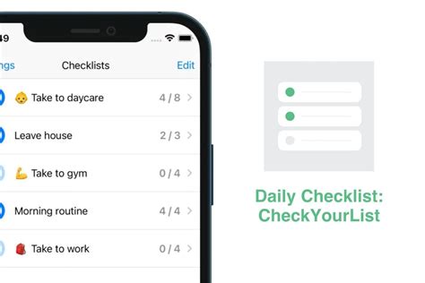 daily checklist checkyourlist 2022 ios app review macsources