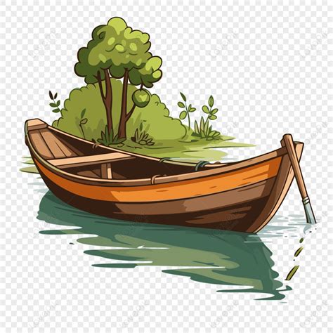 노 젓는 배만화클립 아트상표 Png 일러스트 무료 다운로드 Lovepik