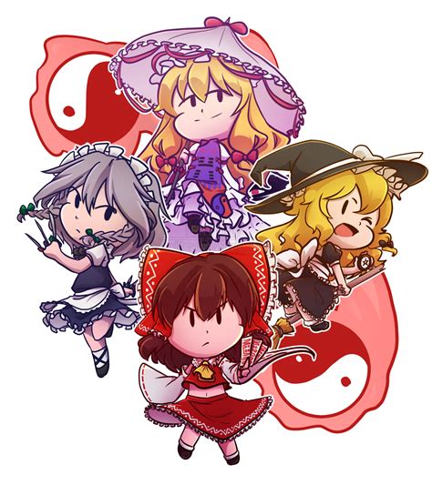 Chibi Pack 4 Touhou By Emziel On Deviantart