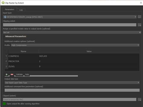 GDAL Merge Within A QGIS Model Designer Geographic Information Systems Stack Exchange